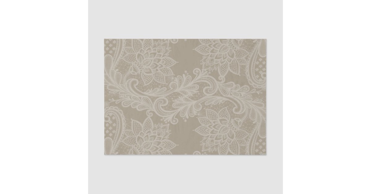 Antique Lace Tissue Paper | Zazzle