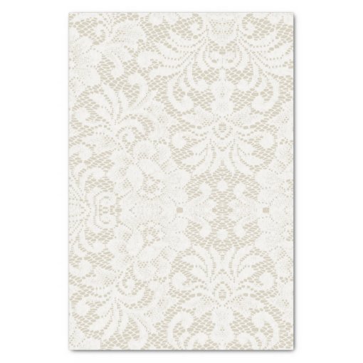 Antique Lace Tissue Paper | Zazzle