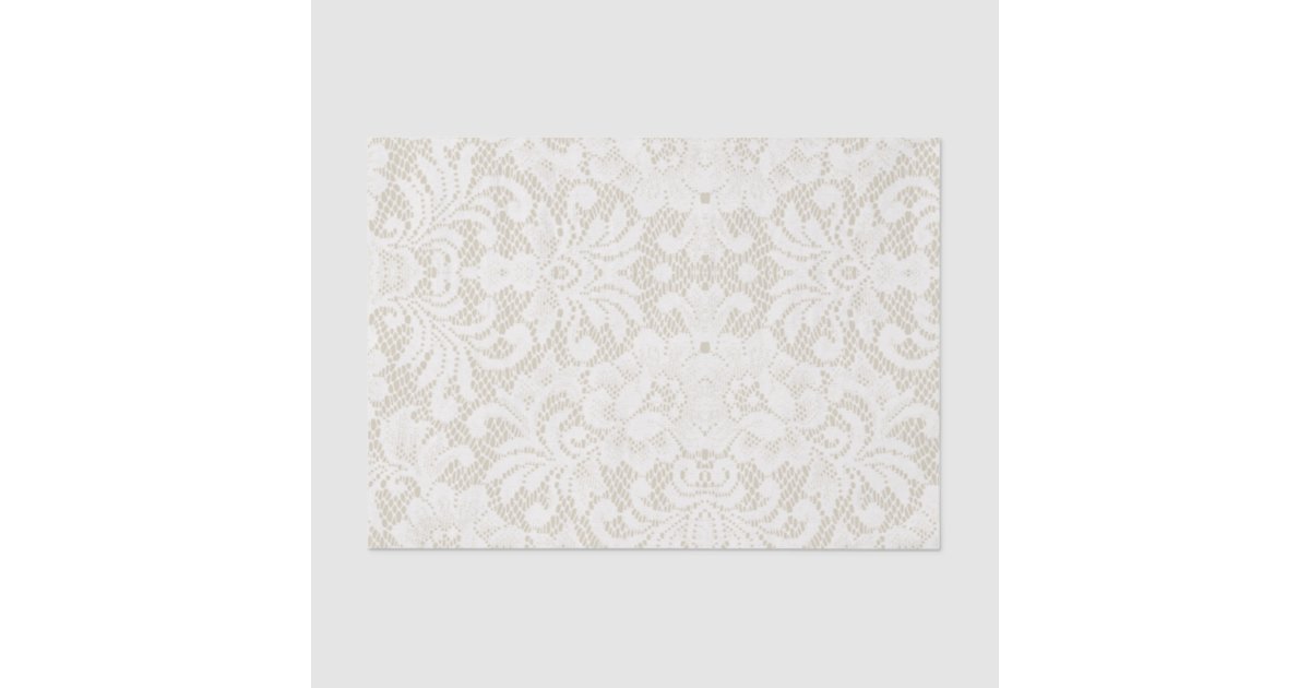 Antique Lace Tissue Paper | Zazzle