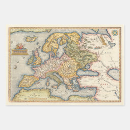 Antique Map Heavy Weight Decoupage Wrapping Paper | Zazzle
