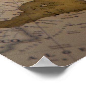 Antique map of europe. Old world. Poster | Zazzle