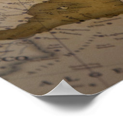 Antique map of europe. Old world. Poster | Zazzle