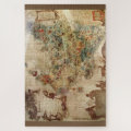 ANTIQUE MAP OF POLAND JIGSAW PUZZLE | Zazzle