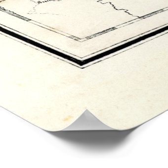 Antique Map of Prussia Poster | Zazzle