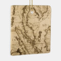 Antique Map of South East Asia | 1687 Ceramic Ornament | Zazzle