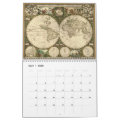 Antique Maps of The World Calendar | Zazzle