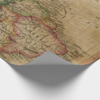 Antique Maps Style 6 Wrapping Paper Roll | Zazzle