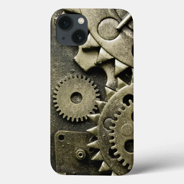 Antique Mechanical Gears Manly Case-Mate iPhone Case | Zazzle