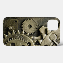 Antique Mechanical Gears Manly Case-Mate iPhone Case | Zazzle