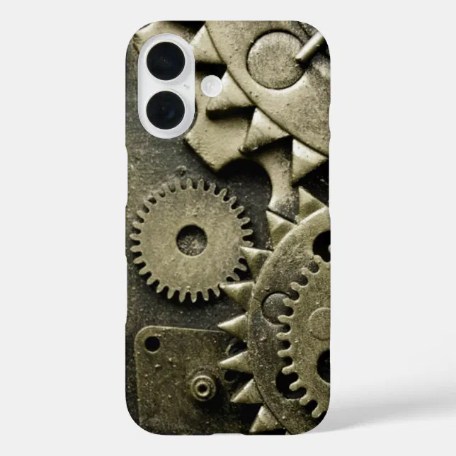 Antique Mechanical Gears Manly Case-Mate iPhone Case | Zazzle