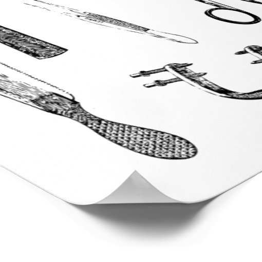 Antique medical instruments poster | Zazzle