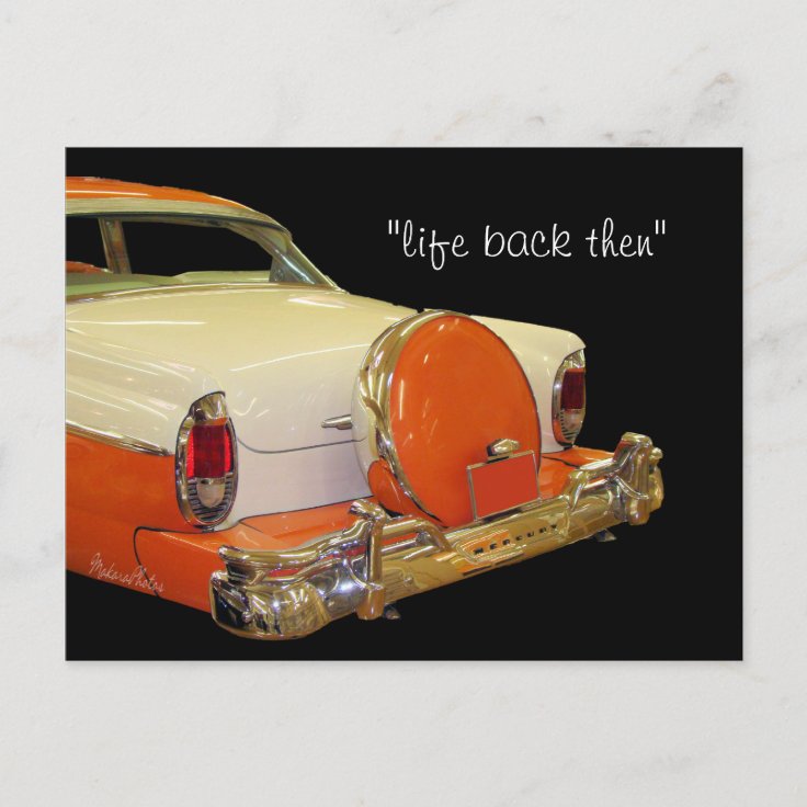 Antique Merc Car Postcard-customize it Postcard | Zazzle