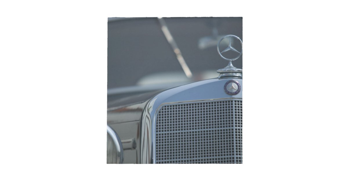 antique mercedes 4 notepad | Zazzle