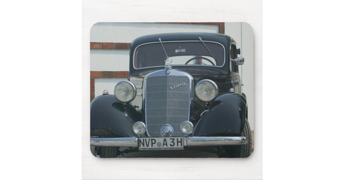 antique mercedes mouse pad | Zazzle