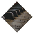 Antique Music Piano Keys Graduation Cap Topper | Zazzle