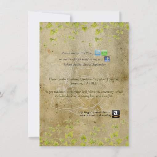 Antique natural invitation | Zazzle