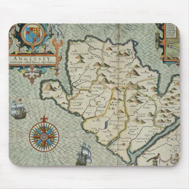 Antique Old Map Inspired (7) Mouse Pad | Zazzle