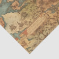 Antique Old World Map Decoupage Paper | Zazzle
