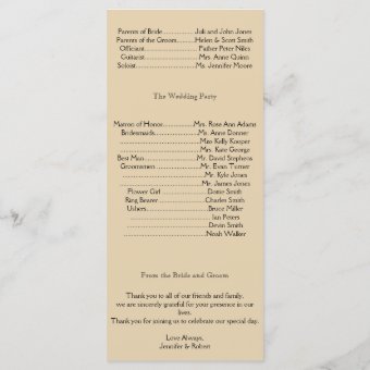 Antique Old World Map Wedding Program | Zazzle