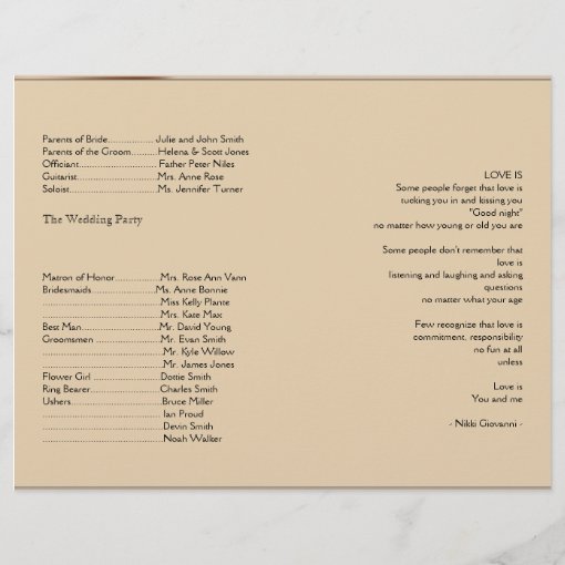 Antique Old World Map Wedding Program | Zazzle