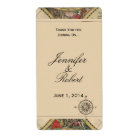 Antique Old World Map Water Bottle Label | Zazzle.com