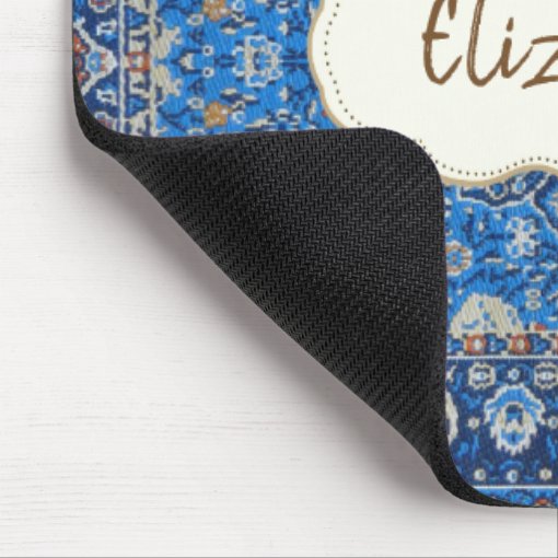 Antique Oriental Blue Turkish Persian Carpet Rug Mouse Pad | Zazzle