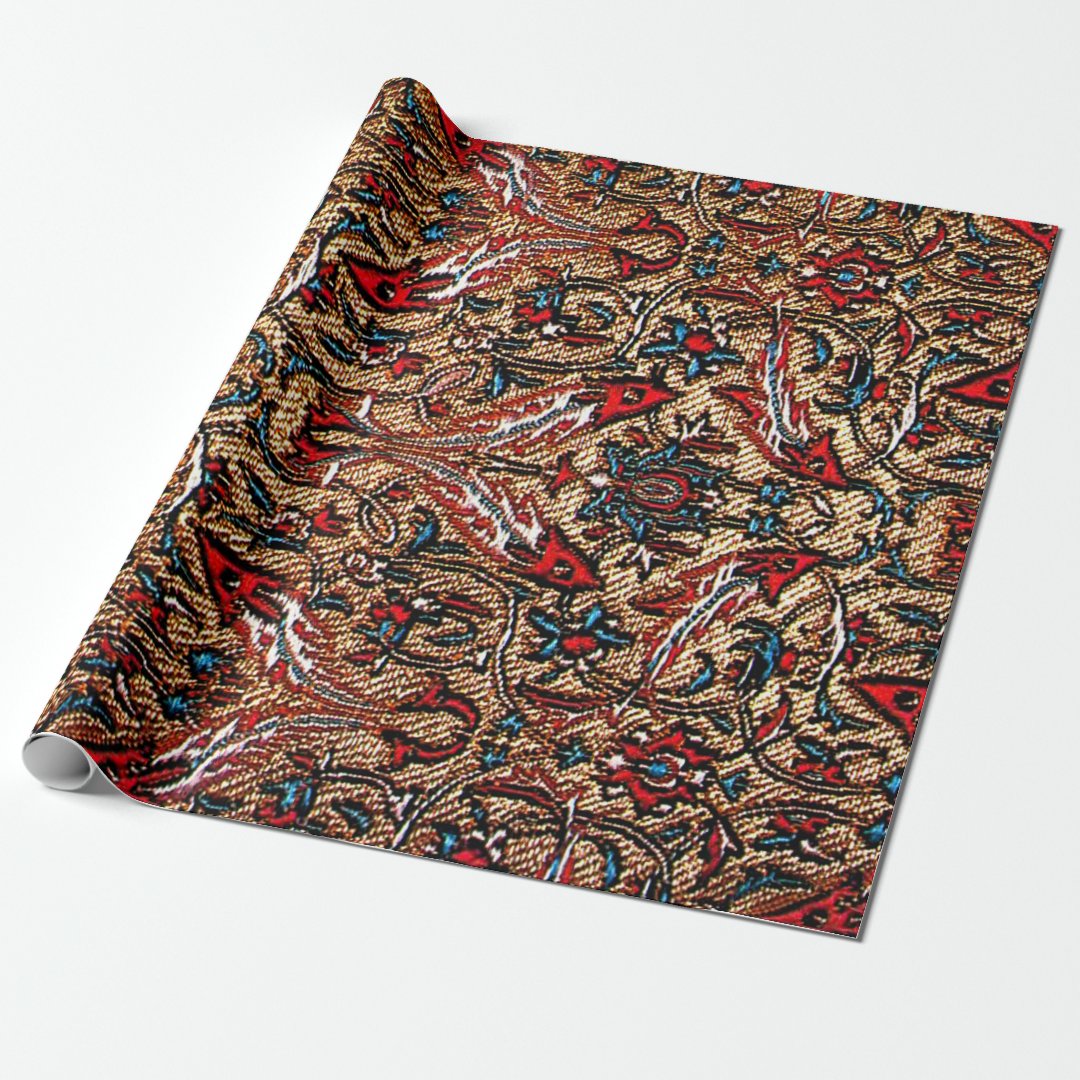 Antique Oriental Persian Pattern Wrapping Paper | Zazzle