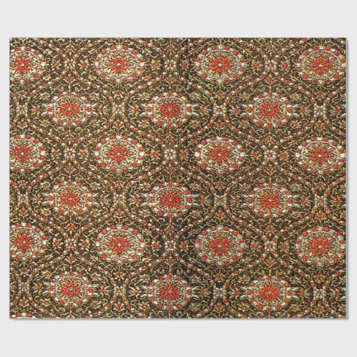 Antique Oriental Turkish Persian Pattern Wrapping Paper | Zazzle
