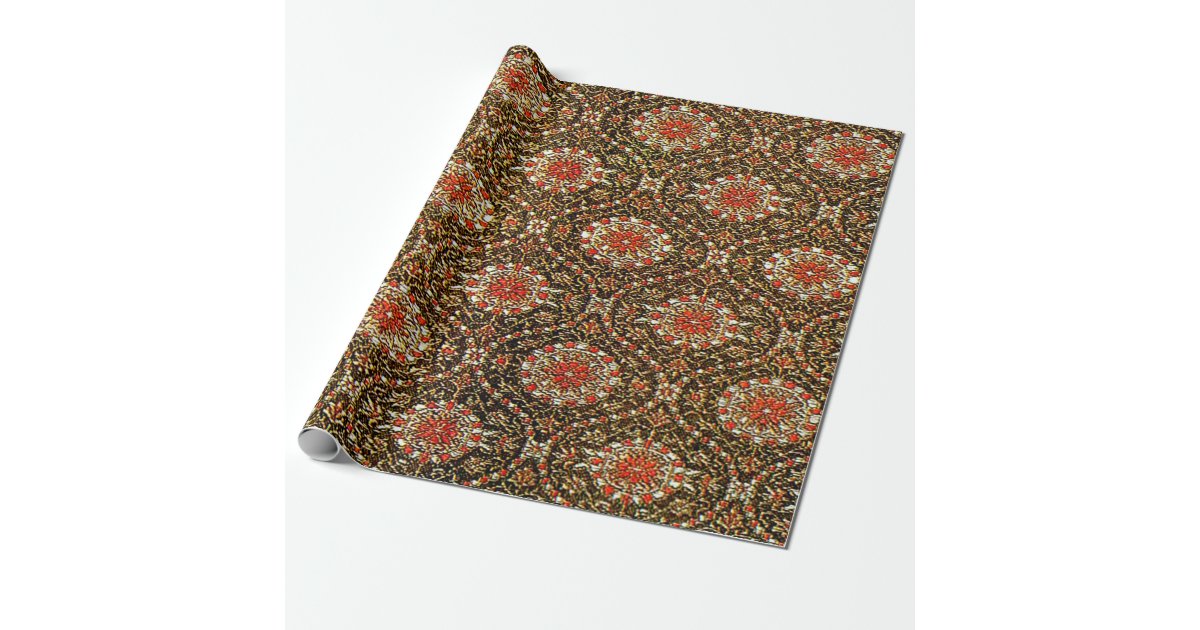 Antique Oriental Turkish Persian Pattern Wrapping Paper | Zazzle