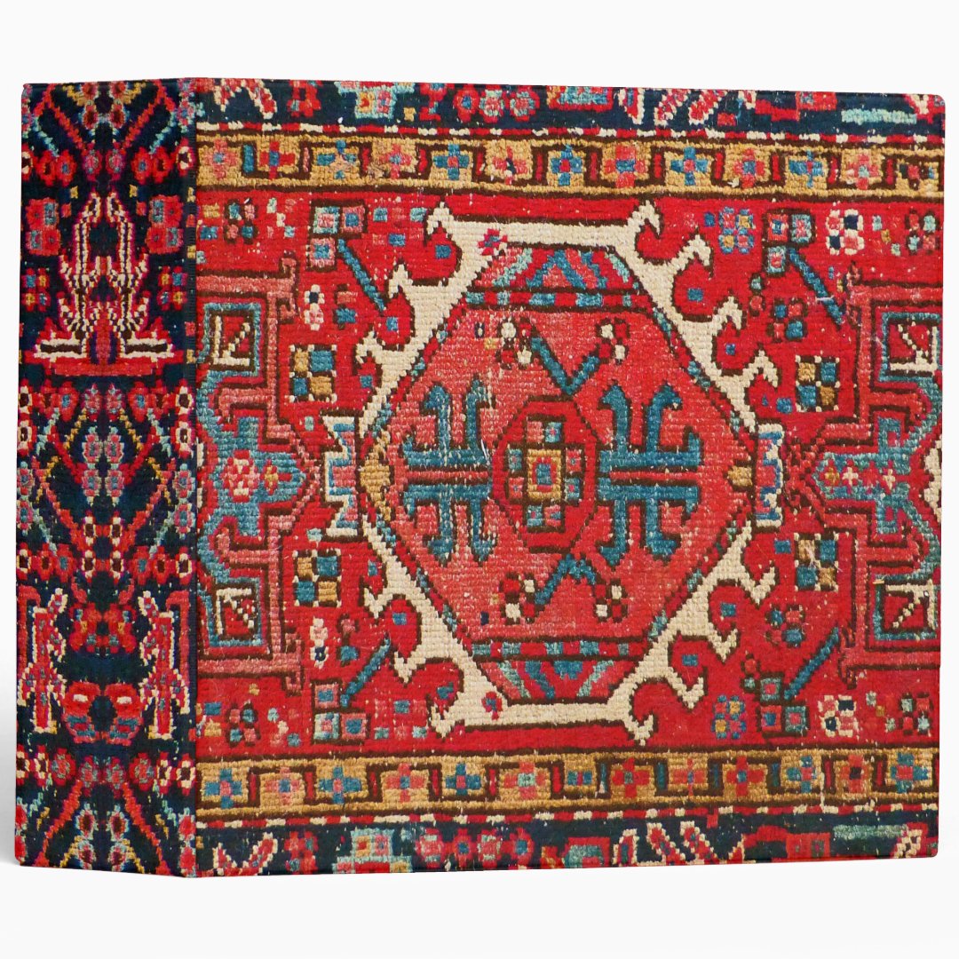 Antique Oriental Turkish/Persian Rug Photo Print Binder | Zazzle