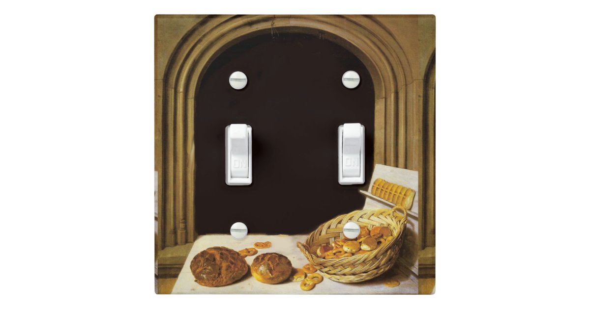 ANTIQUE OVEN BAKER ,BAKERY BREAD SHOP LIGHT SWITCH COVER | Zazzle