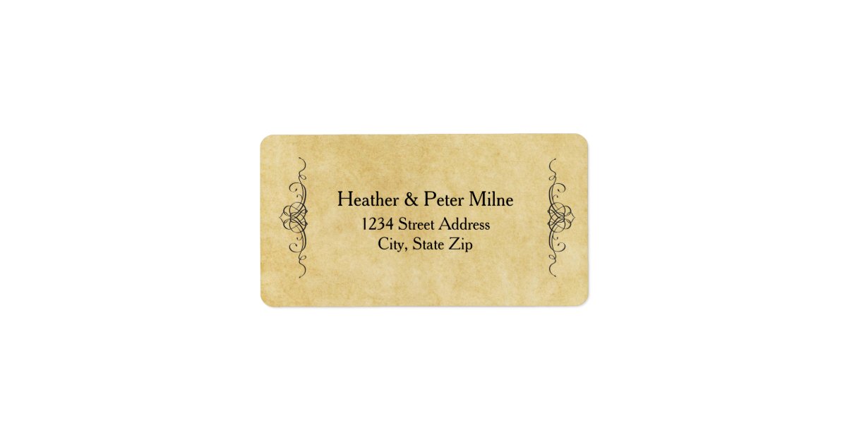 Antique Paper - Address Labels | Zazzle