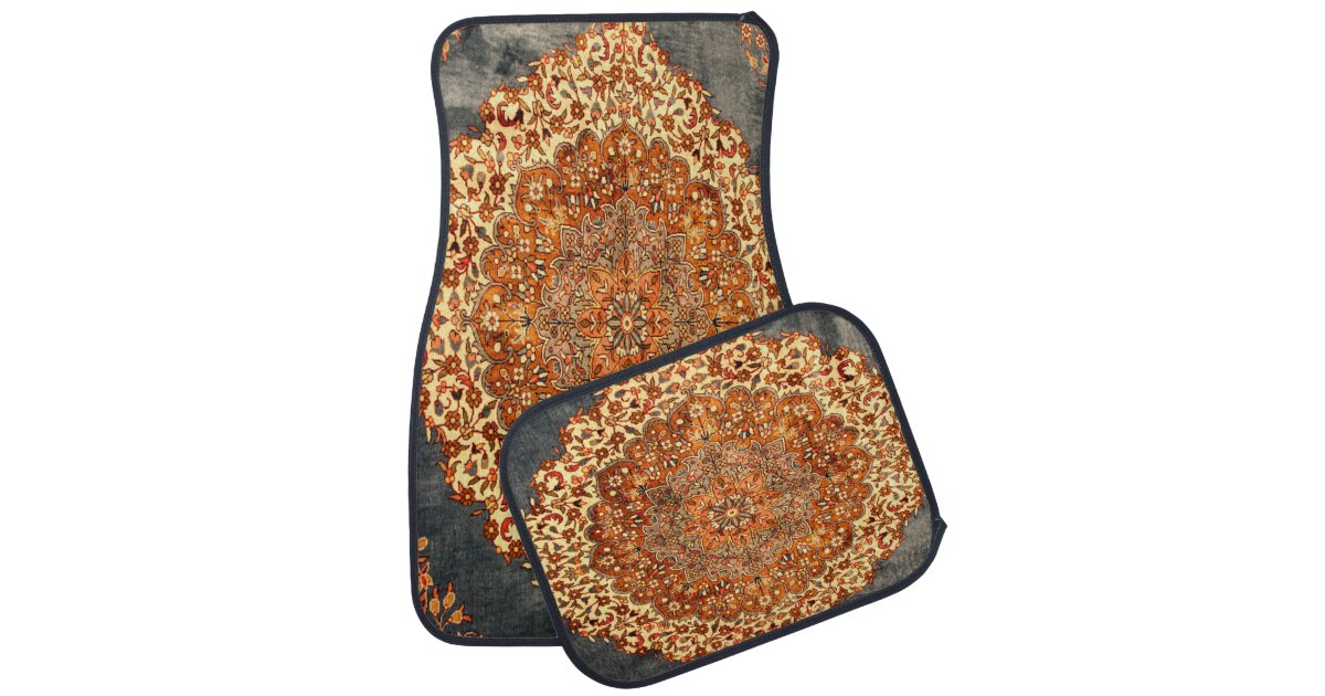 Antique Persian Carpet Look Car Floor Mat | Zazzle