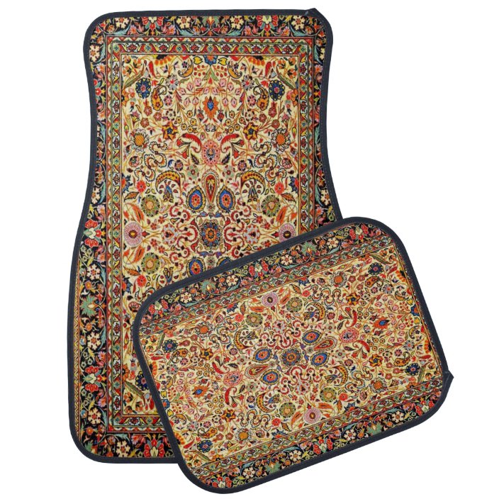 Antique Persian ,Turkish Azerbaijan Carpet Car Floor Mat | Zazzle.com