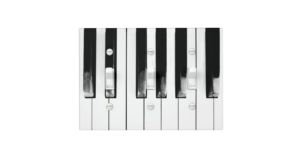 Antique Piano Keys Light Switch Cover | Zazzle