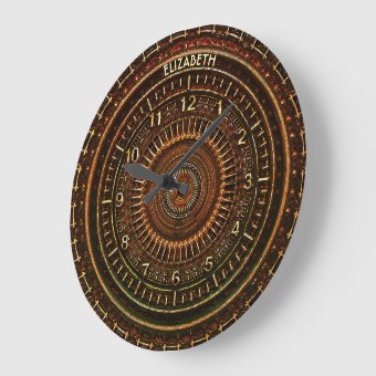 Antique Retro Steampunk Rusty Art Deco Clock | Zazzle