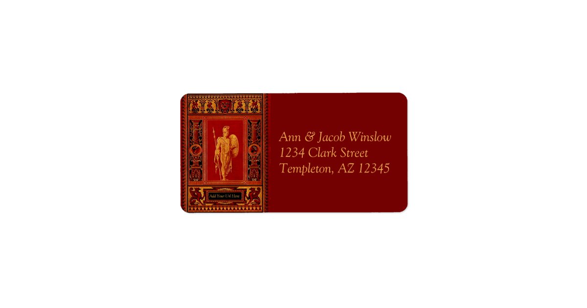 Antique Roman Soldier Address Labels | Zazzle