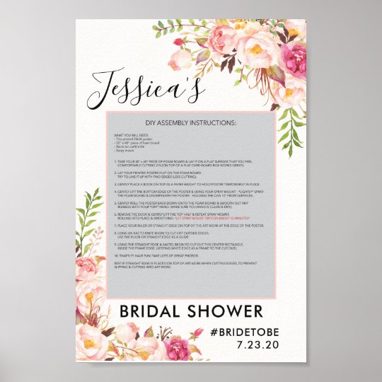 Antique Rose Photo Prop Poster Frame | Zazzle.com