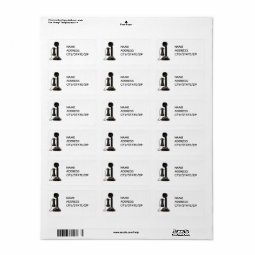 ANTIQUE ROTARY TELEPHONE RETURN ADDRESS LABELS | Zazzle