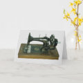 ANTIQUE SEWING MACHINE BIRTHDAY CARDS | Zazzle