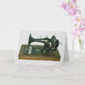 ANTIQUE SEWING MACHINE BIRTHDAY CARDS | Zazzle