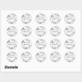 ANTIQUE TALISMAN / PIRATES TREASURE MAP CLASSIC ROUND STICKER | Zazzle