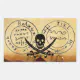 ANTIQUE TALISMAN / PIRATES TREASURE MAP RECTANGULAR STICKER | Zazzle