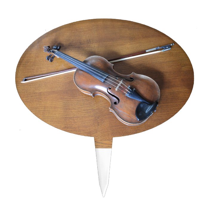 Antique Violin Cake Topper | Zazzle.com