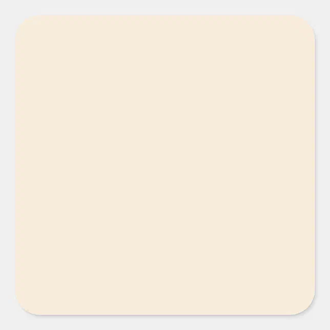 Antique White Square Sticker | Zazzle