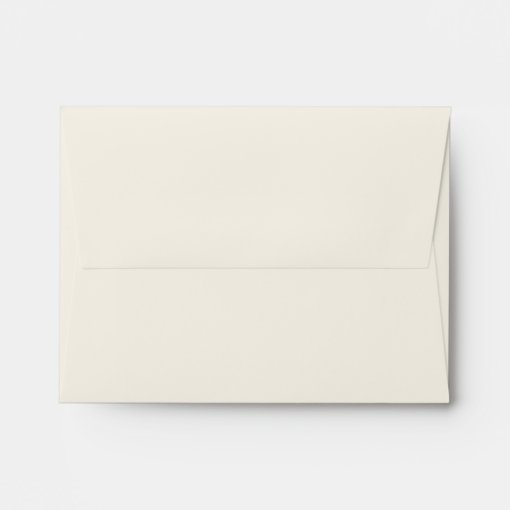 Antique White Wedding Invitation Envelope | Zazzle