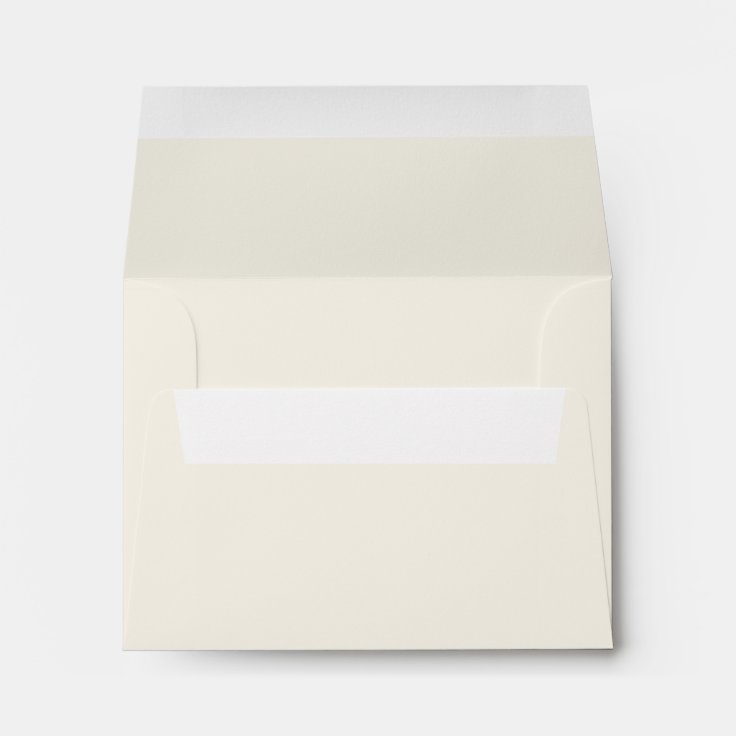 Antique White Wedding Invitation Envelope | Zazzle