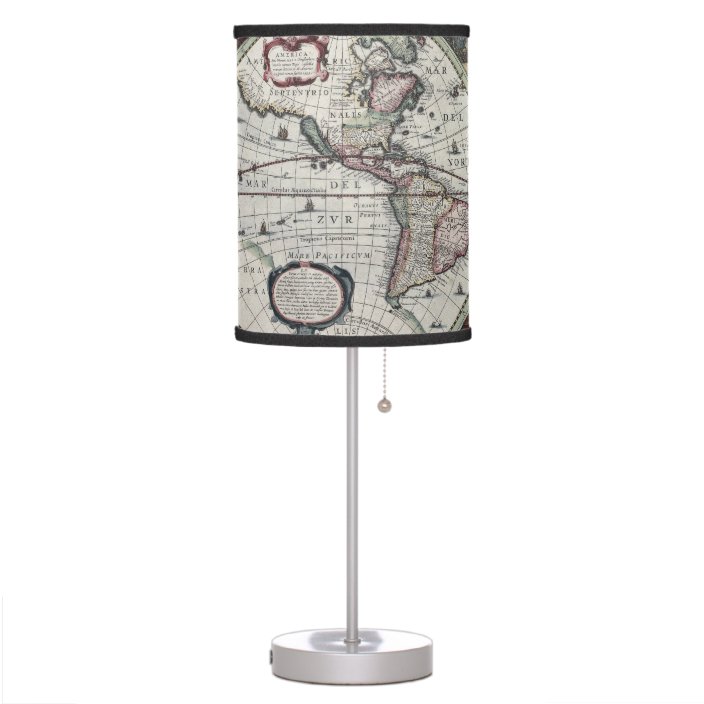 Antique World Map Lamp | Zazzle.com