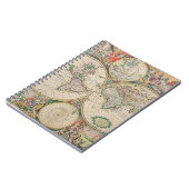 Antique World Map Notebook | Zazzle