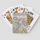 Antique World Map playing cards | Zazzle